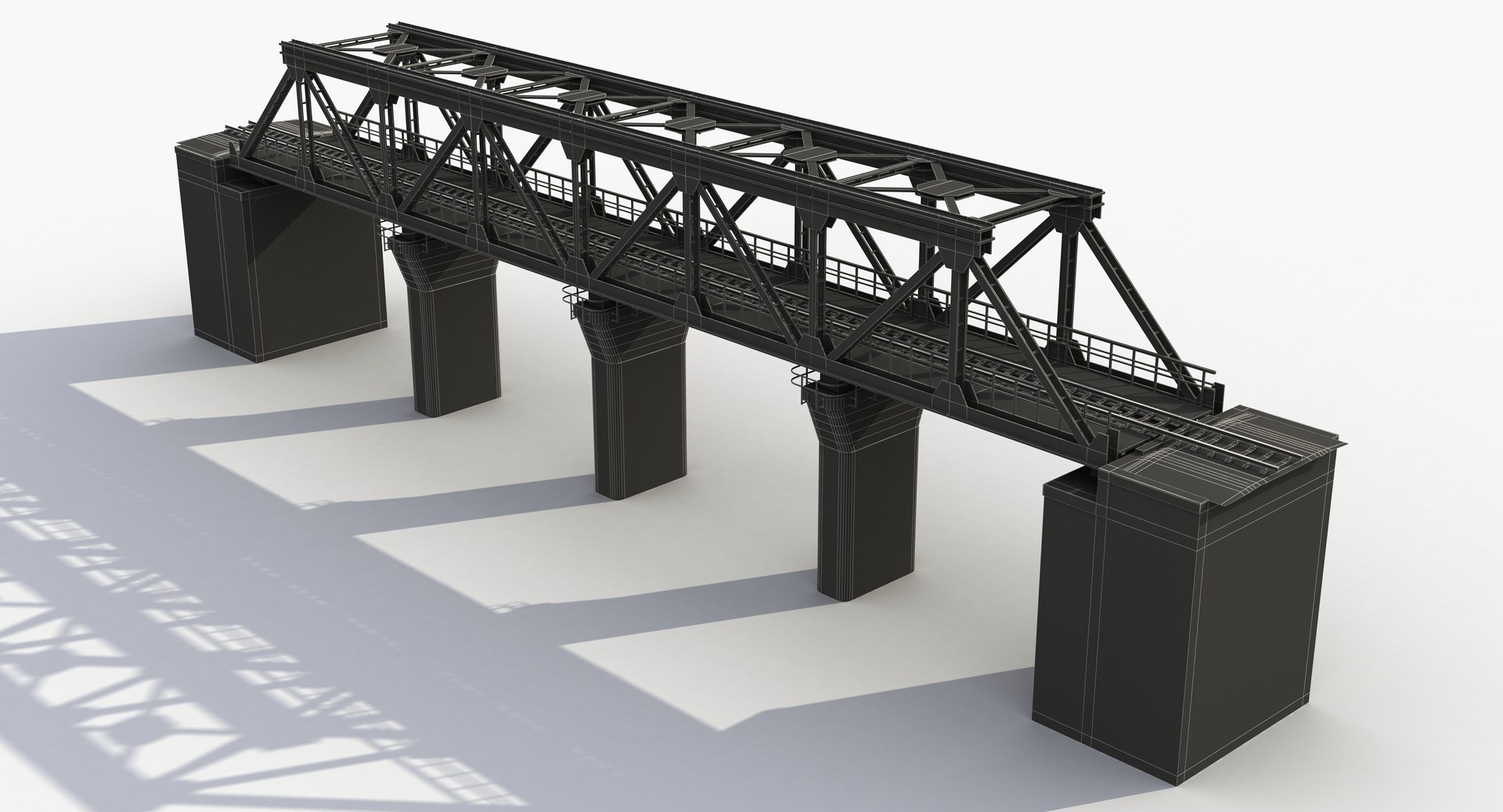 Modular Railway Bridge 20 3D Model 3D Model - TurboSquid 1989179