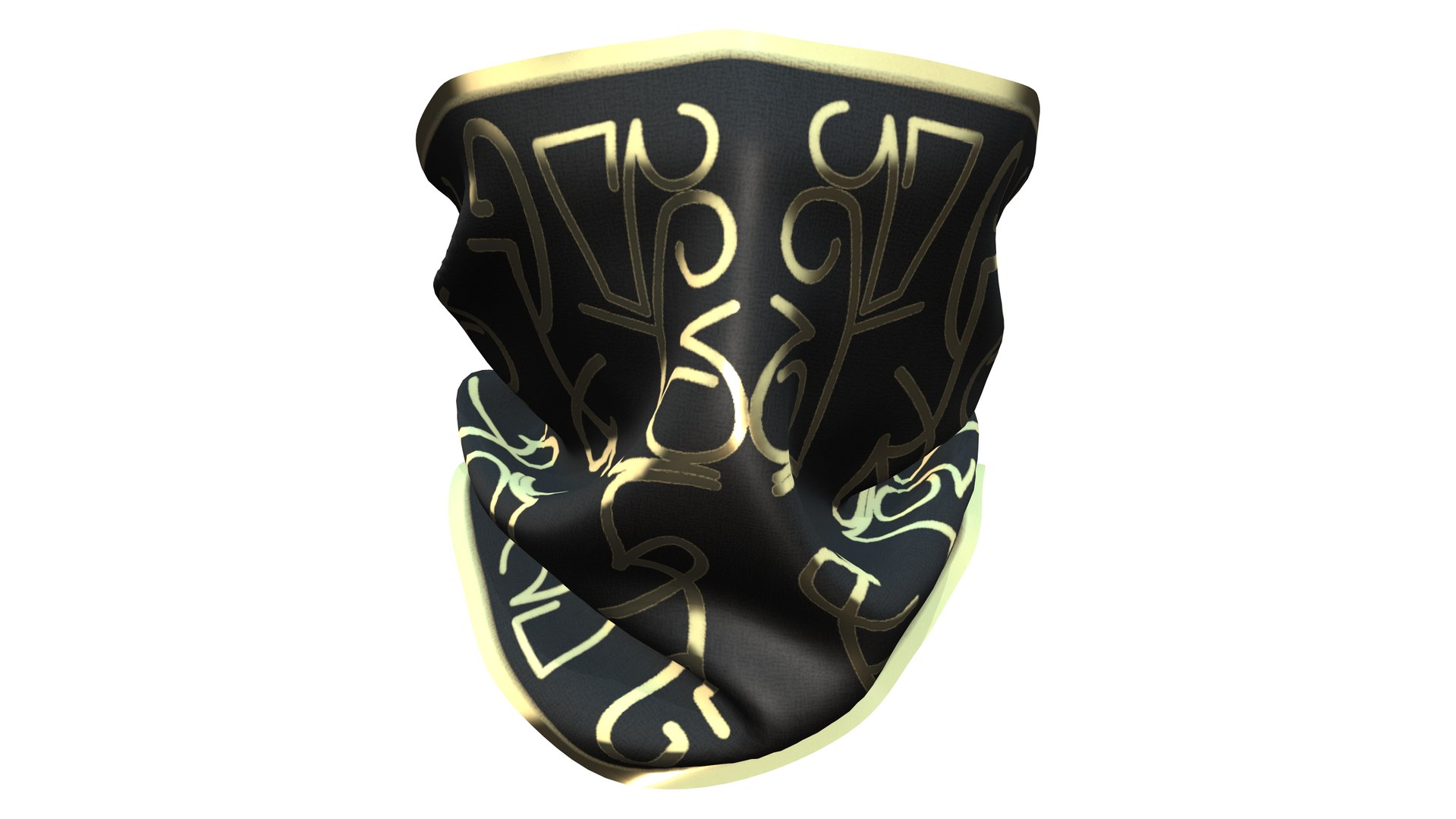 3D Mouth and Nose Bandit Mask model - TurboSquid 2071700