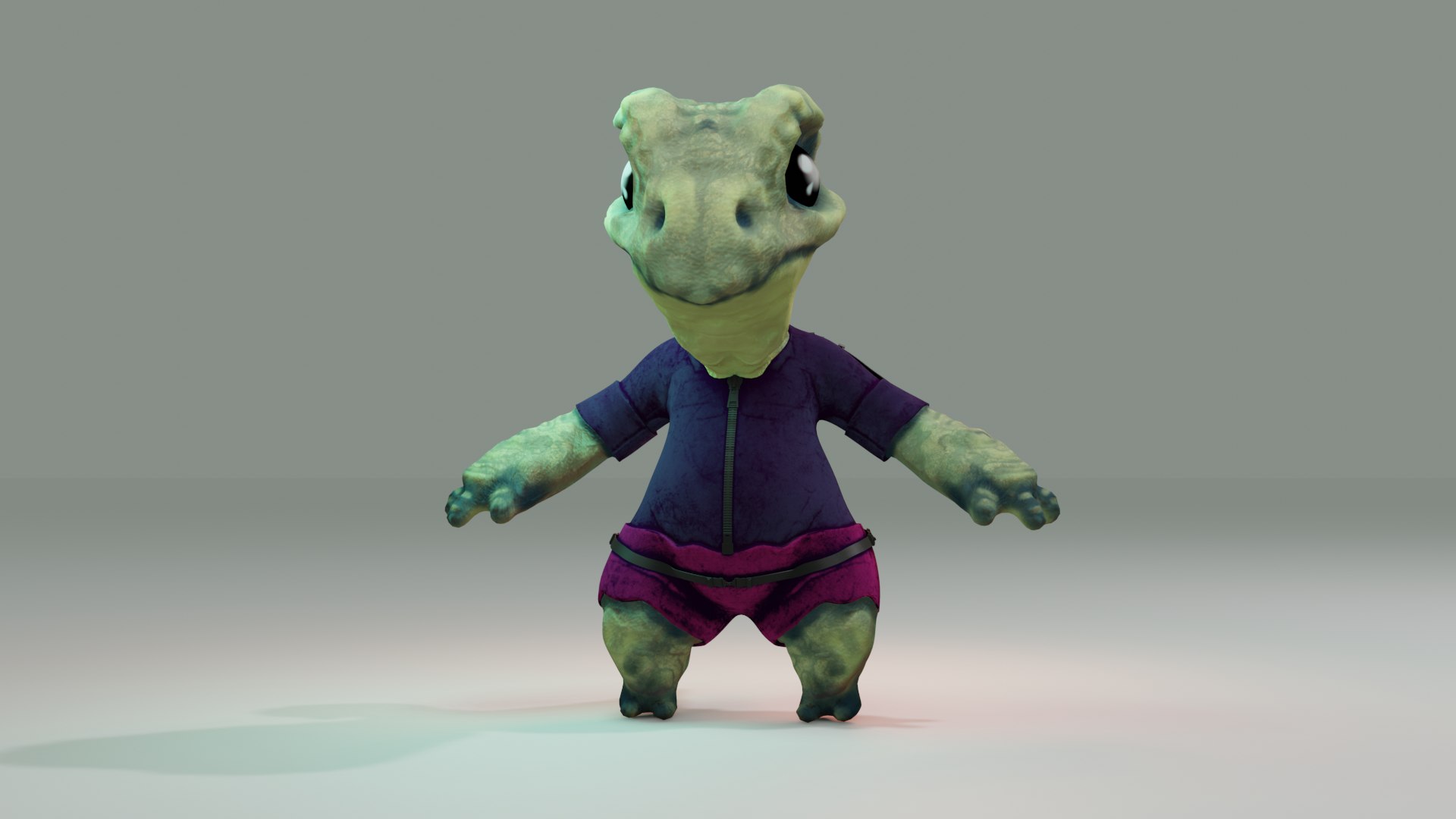 Lizard 3d Cartoon Stylized 3D Model - TurboSquid 1913768