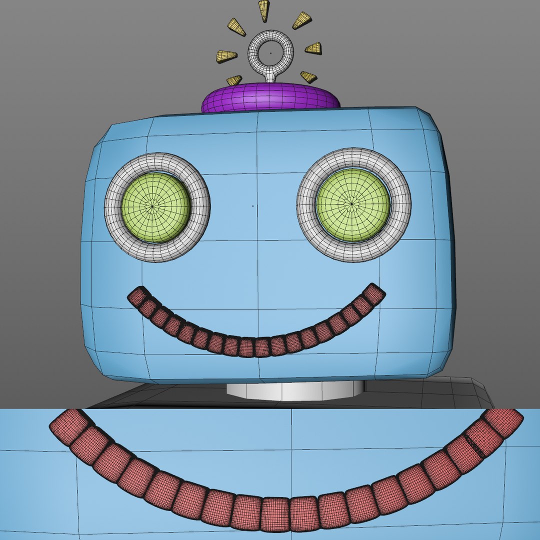 Cartoon Robot 3D Model - TurboSquid 1340153