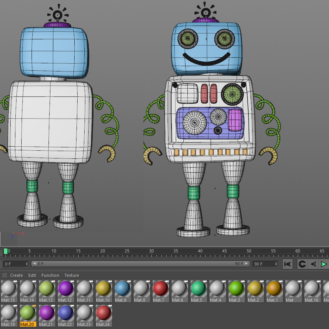 Cartoon Robot 3D Model - TurboSquid 1340153