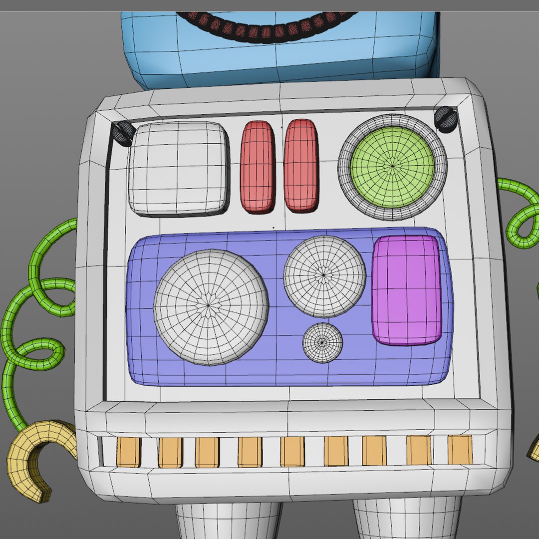 Cartoon Robot 3D Model - TurboSquid 1340153