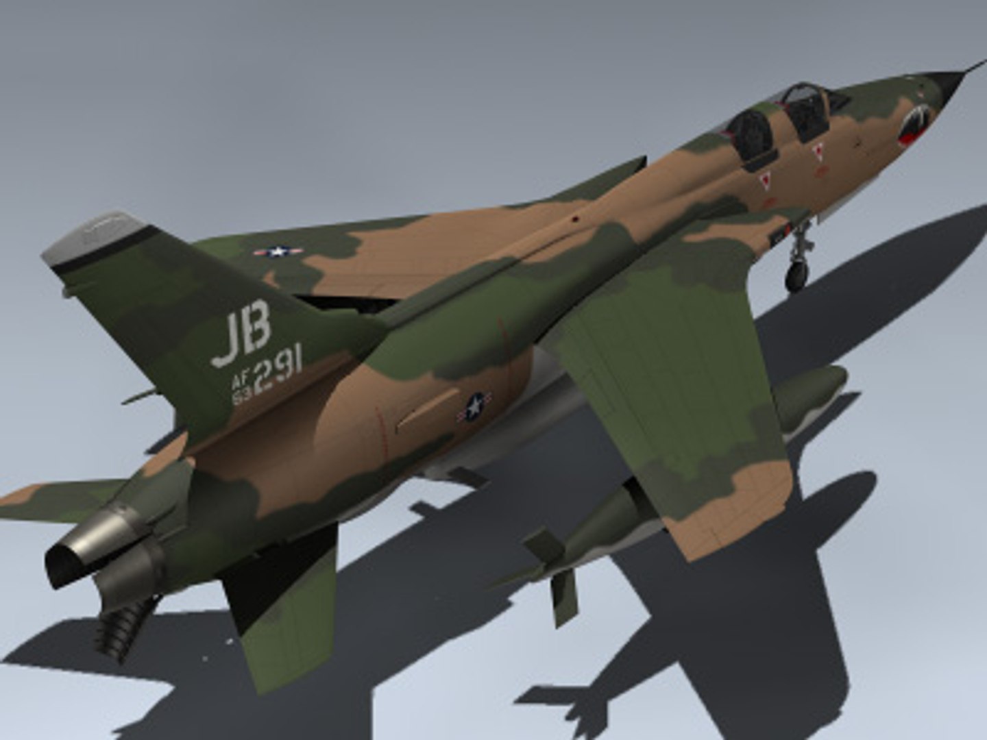 3d F-105g Thunderchief
