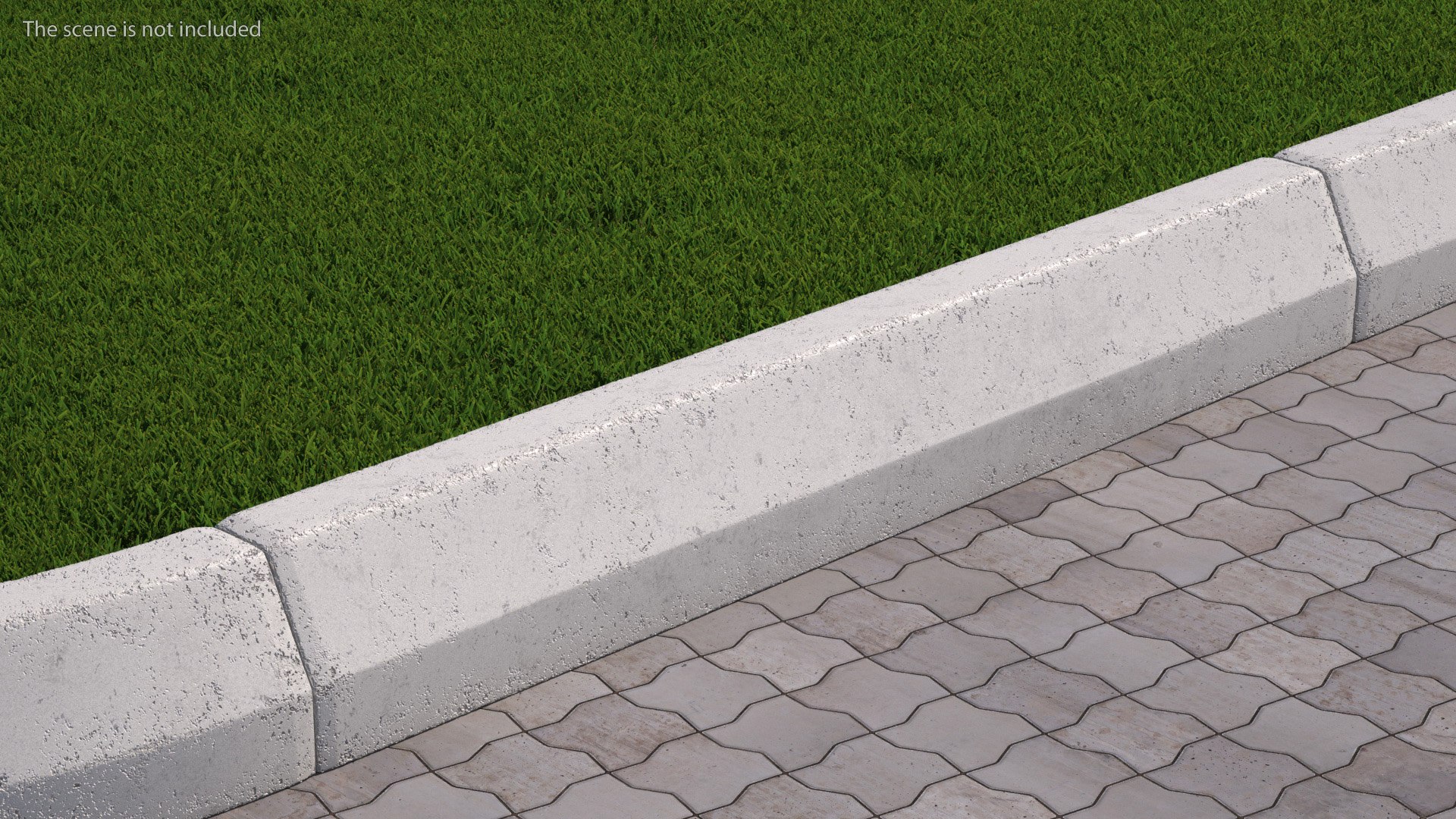 Straight Curb Section 3D Model - TurboSquid 2015849