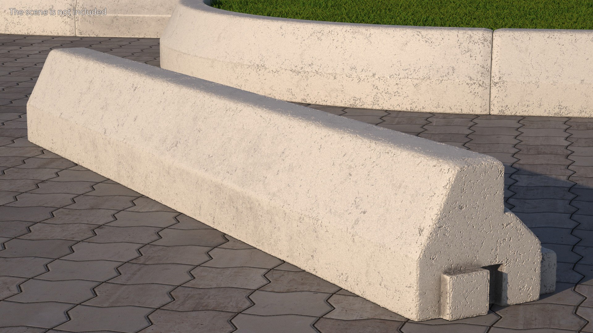 Straight Curb Section 3D Model - TurboSquid 2015849