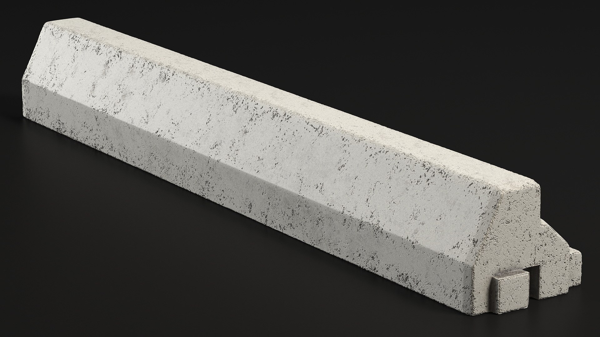 Straight Curb Section 3D model - TurboSquid 2015849