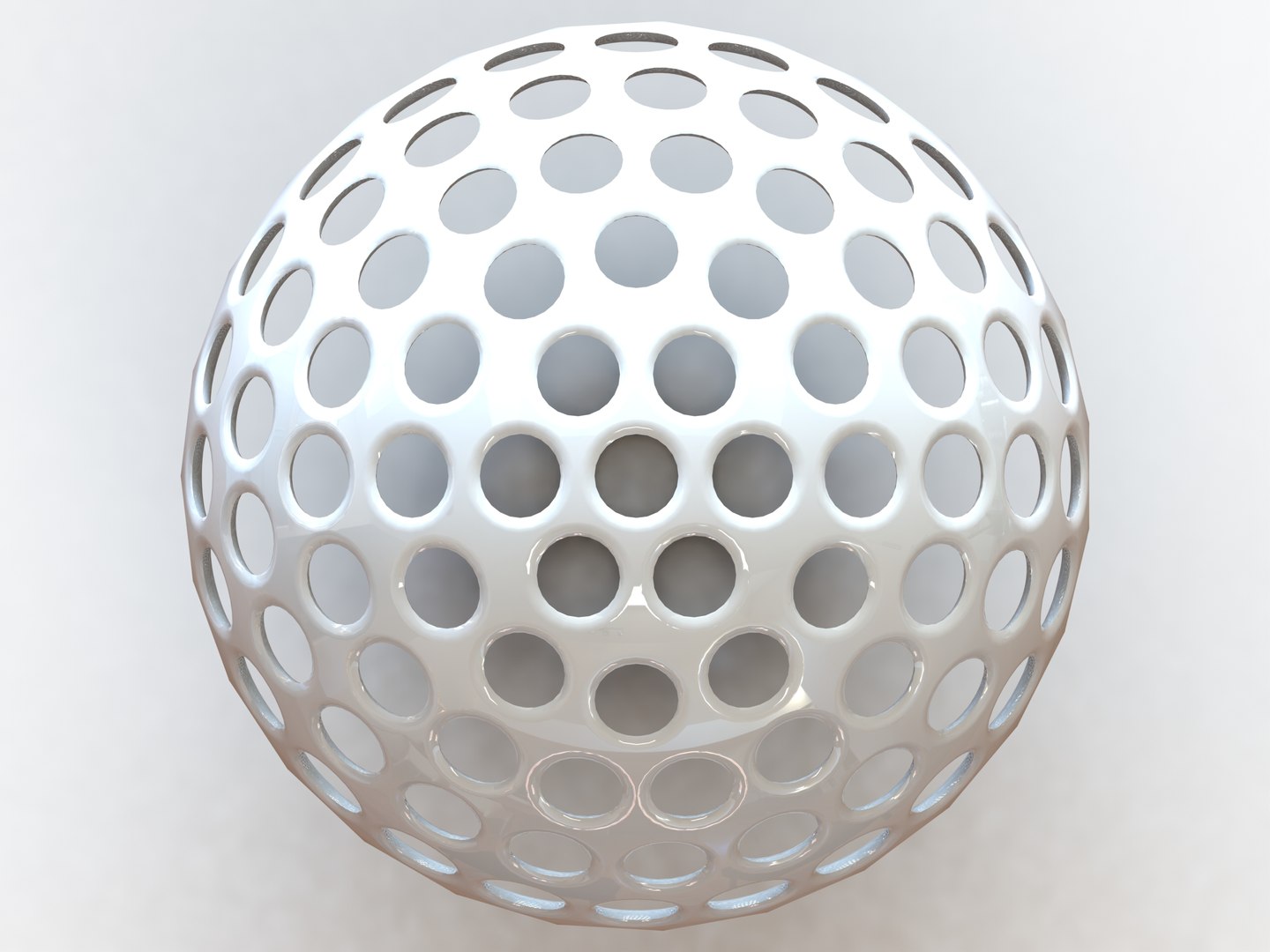 Wireframe Shape Geometric Golf Ball 3D - TurboSquid 2175546