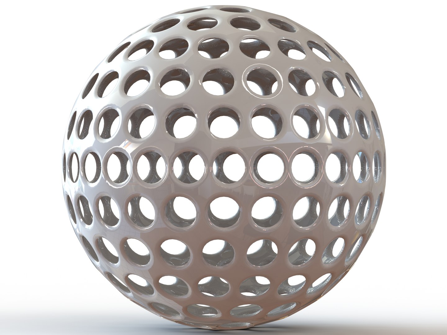 Wireframe Shape Geometric Golf Ball 3D - TurboSquid 2175546