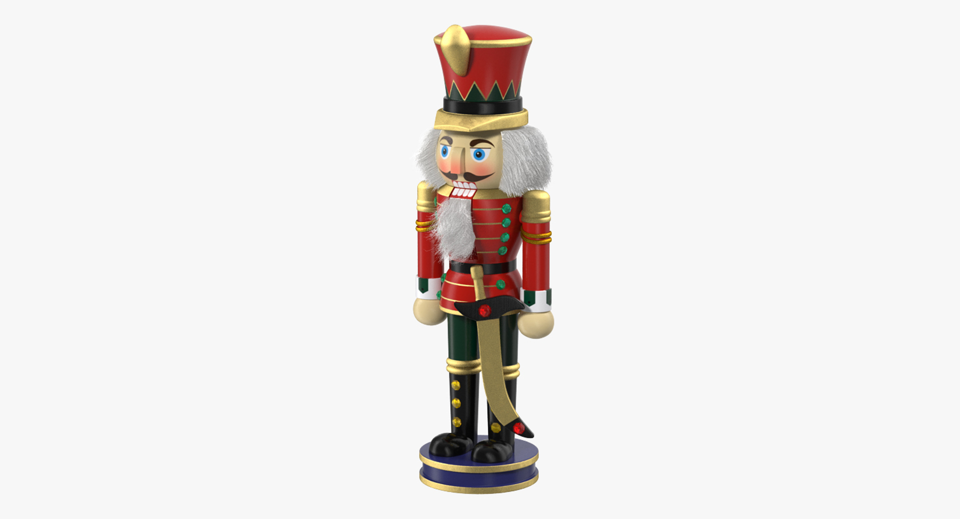 Wooden Nutcracker Hazelnut Nuts 3D - TurboSquid 1706064