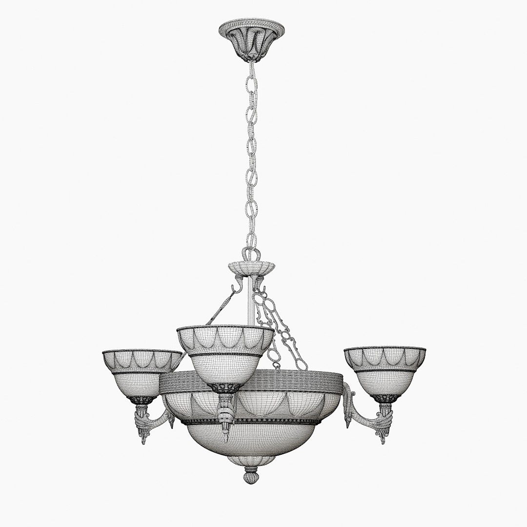 chandelier eglo marbella 3d max