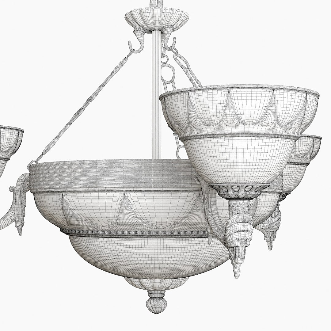 chandelier eglo marbella 3d max