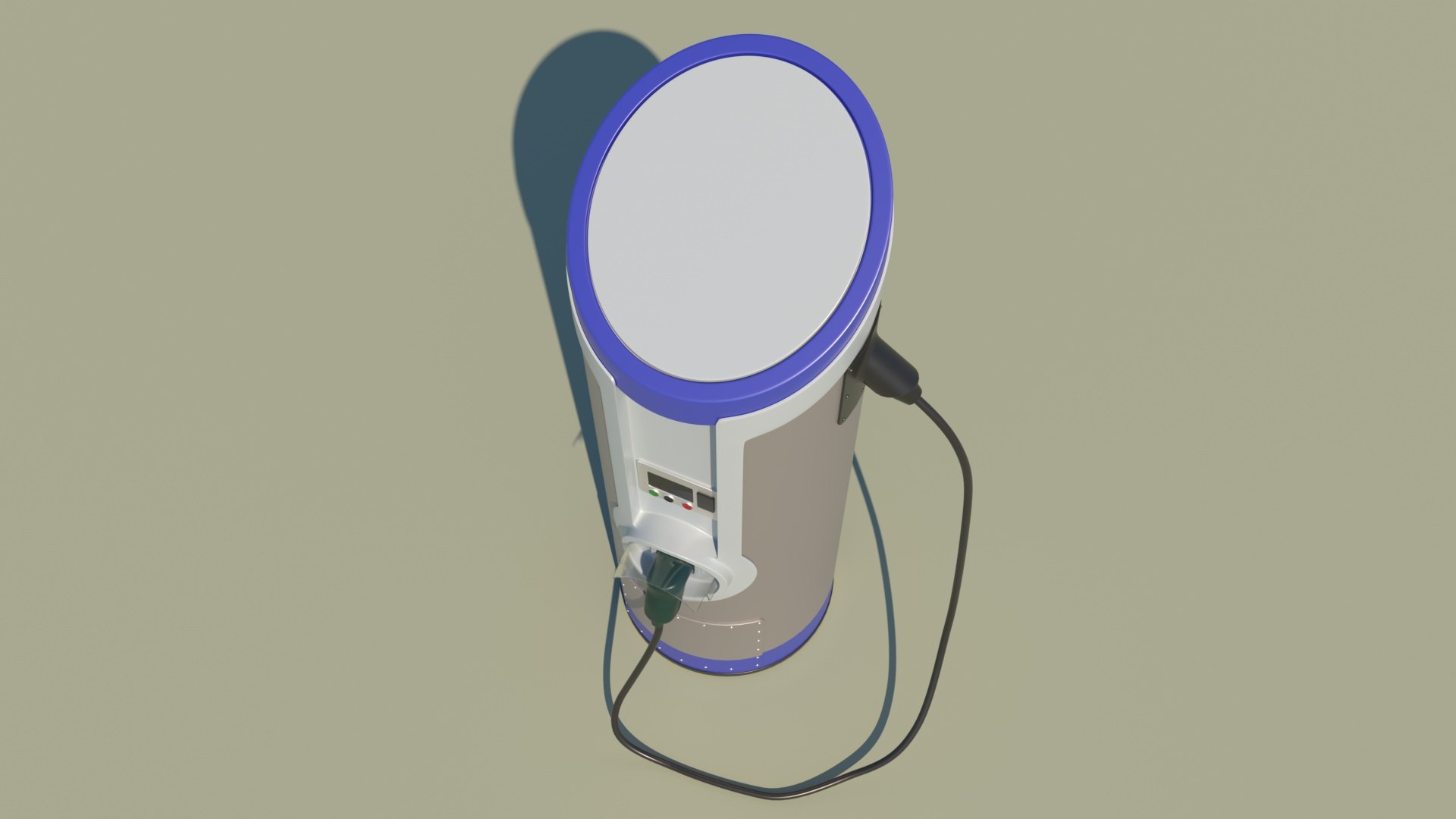 3D Electric Vehicle Charger Model - TurboSquid 1628595