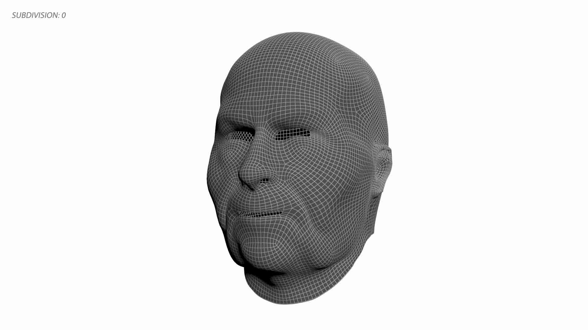 Full Face Killer Clown Halloween Mask 3D Model - TurboSquid 2294675