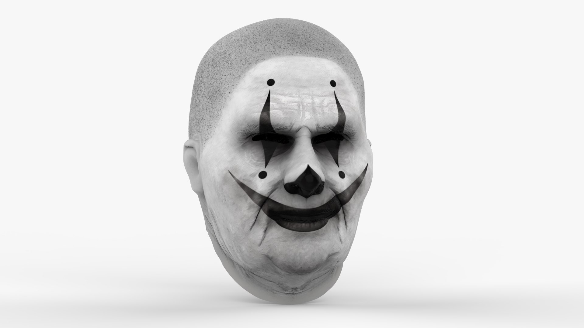 Full Face Killer Clown Halloween Mask 3D Model - TurboSquid 2294675