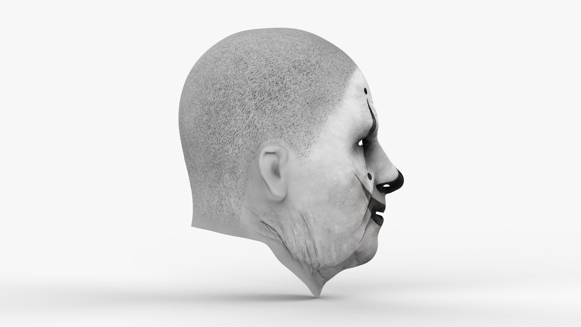 Full Face Killer Clown Halloween Mask 3D Model - TurboSquid 2294675