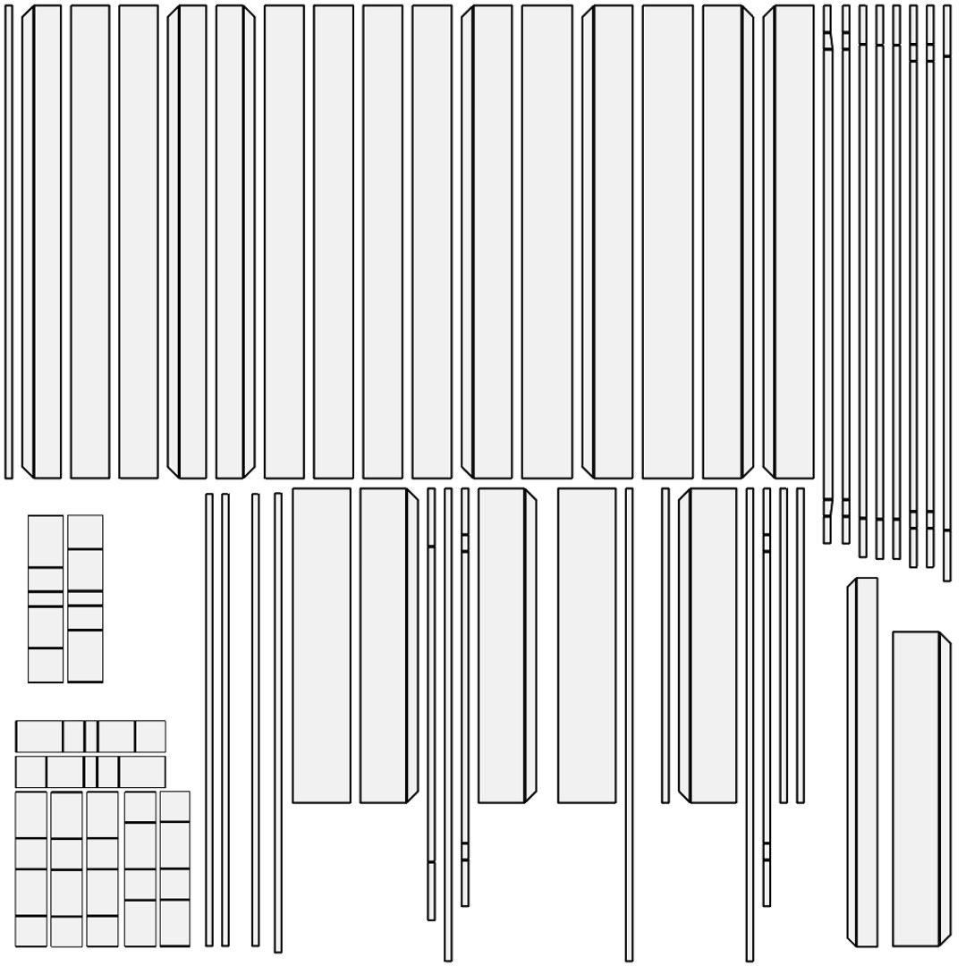 Old Dark Wood Palette 3D Model - TurboSquid 2284348
