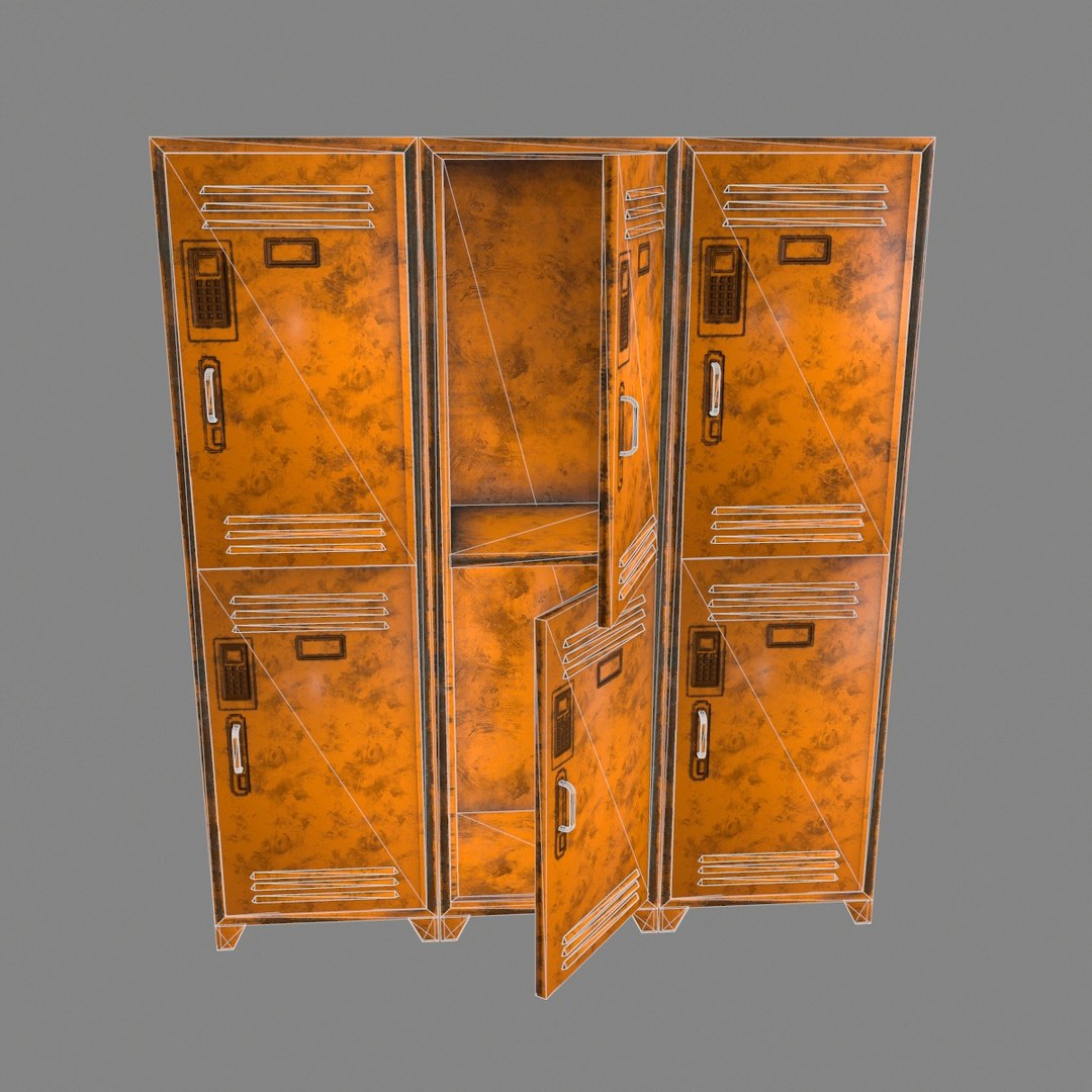 3D Locker Model - TurboSquid 1303589
