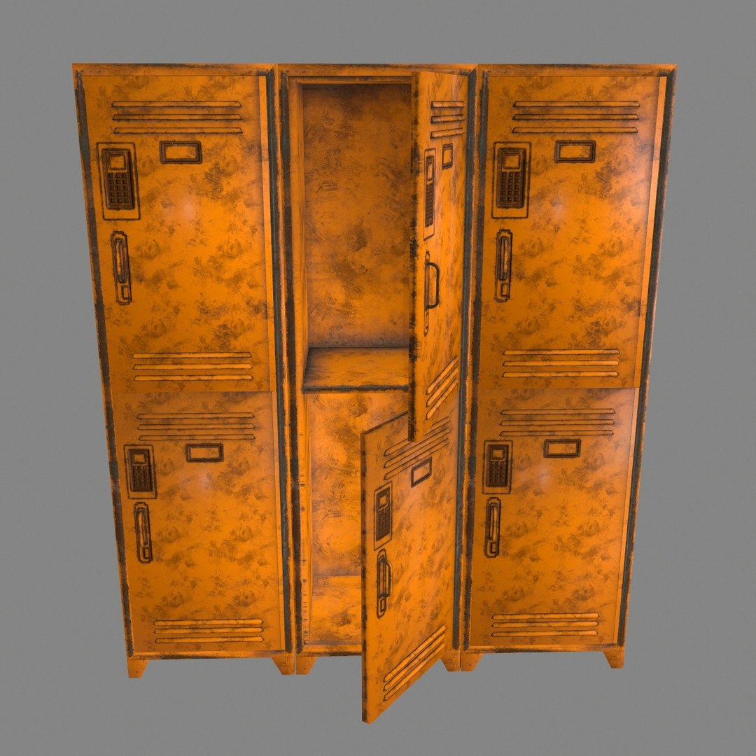 3D Locker Model - TurboSquid 1303589