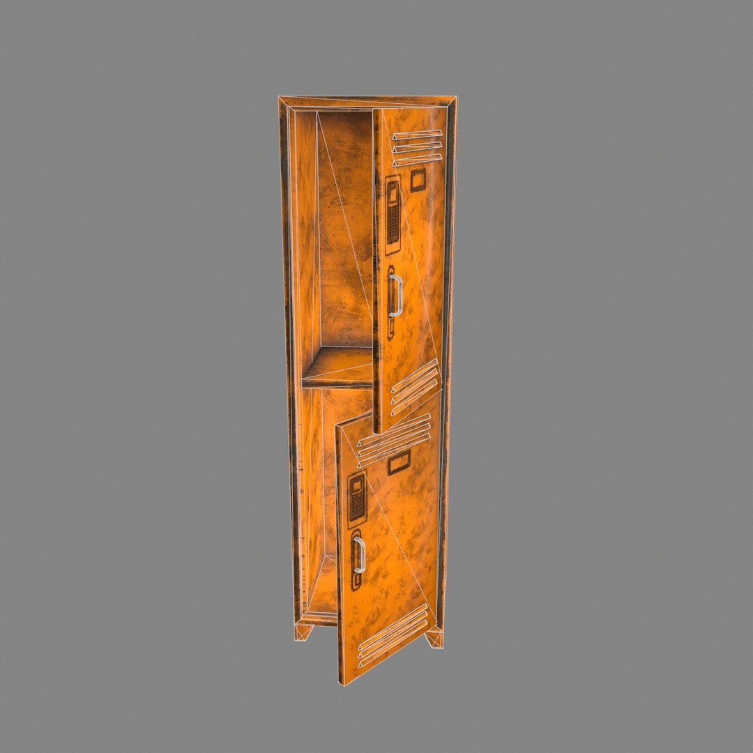 3D Locker Model - TurboSquid 1303589