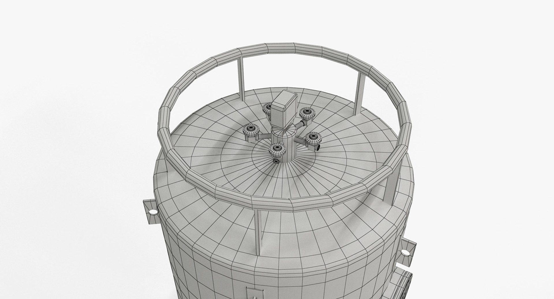 Cryogenic Tank 3D Model - TurboSquid 1149533