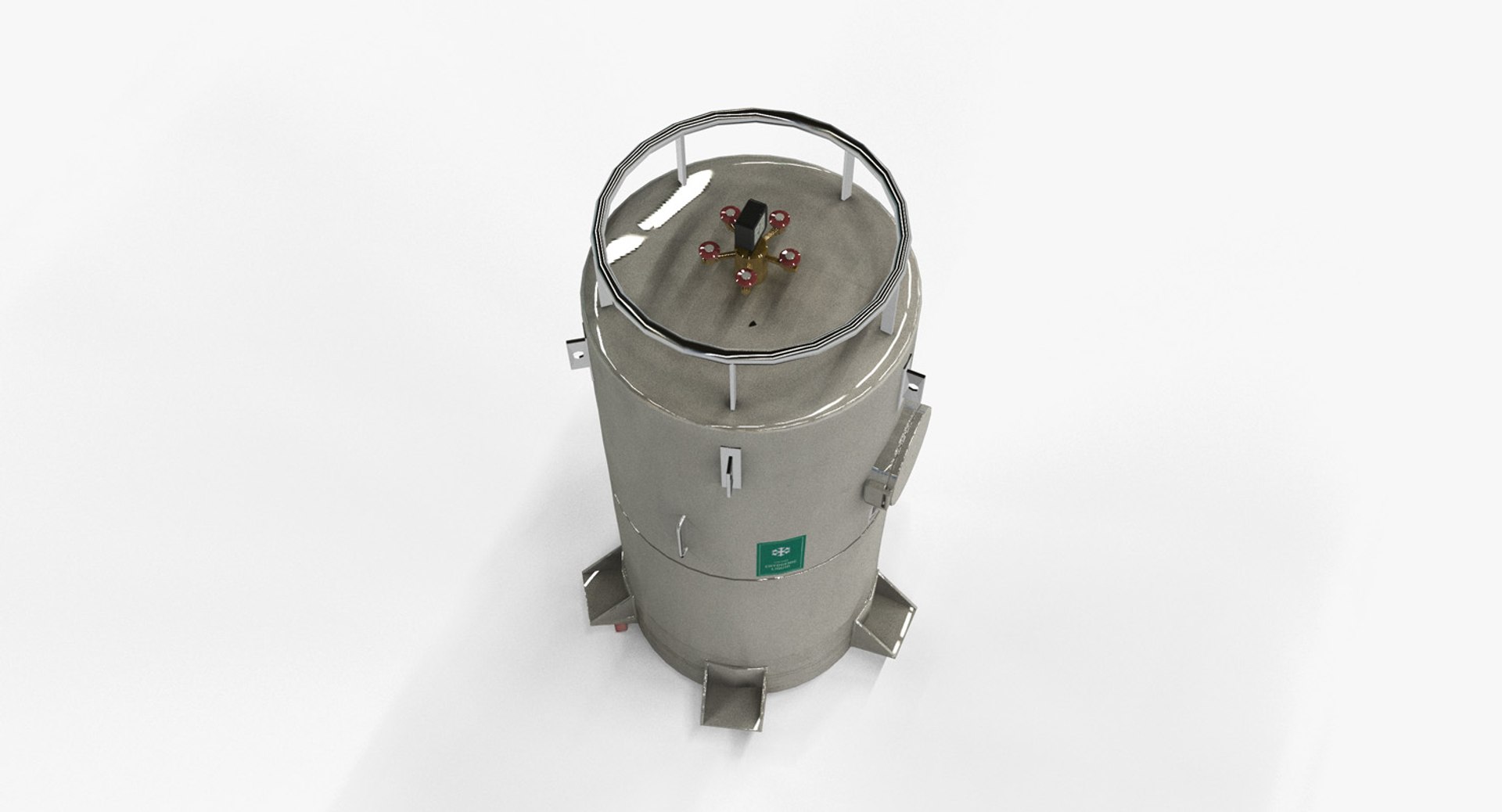 Cryogenic Tank 3D Model - TurboSquid 1149533
