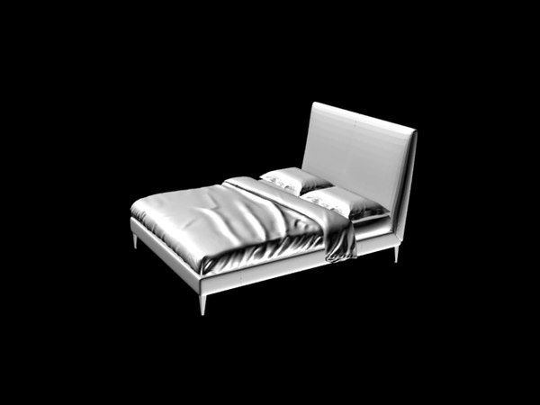 3d beds blocks model