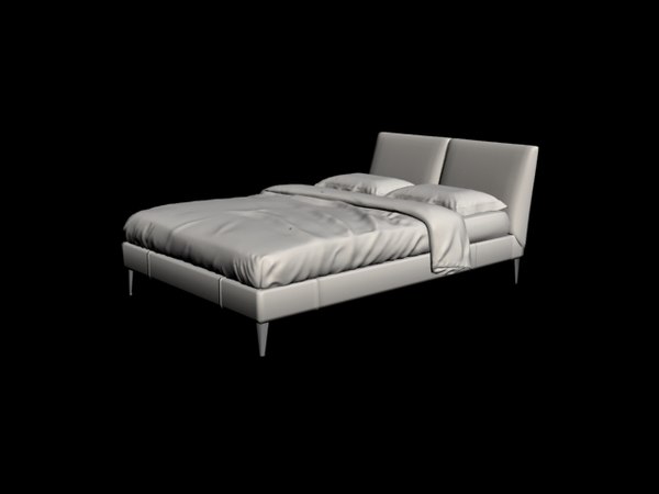 3d beds blocks model