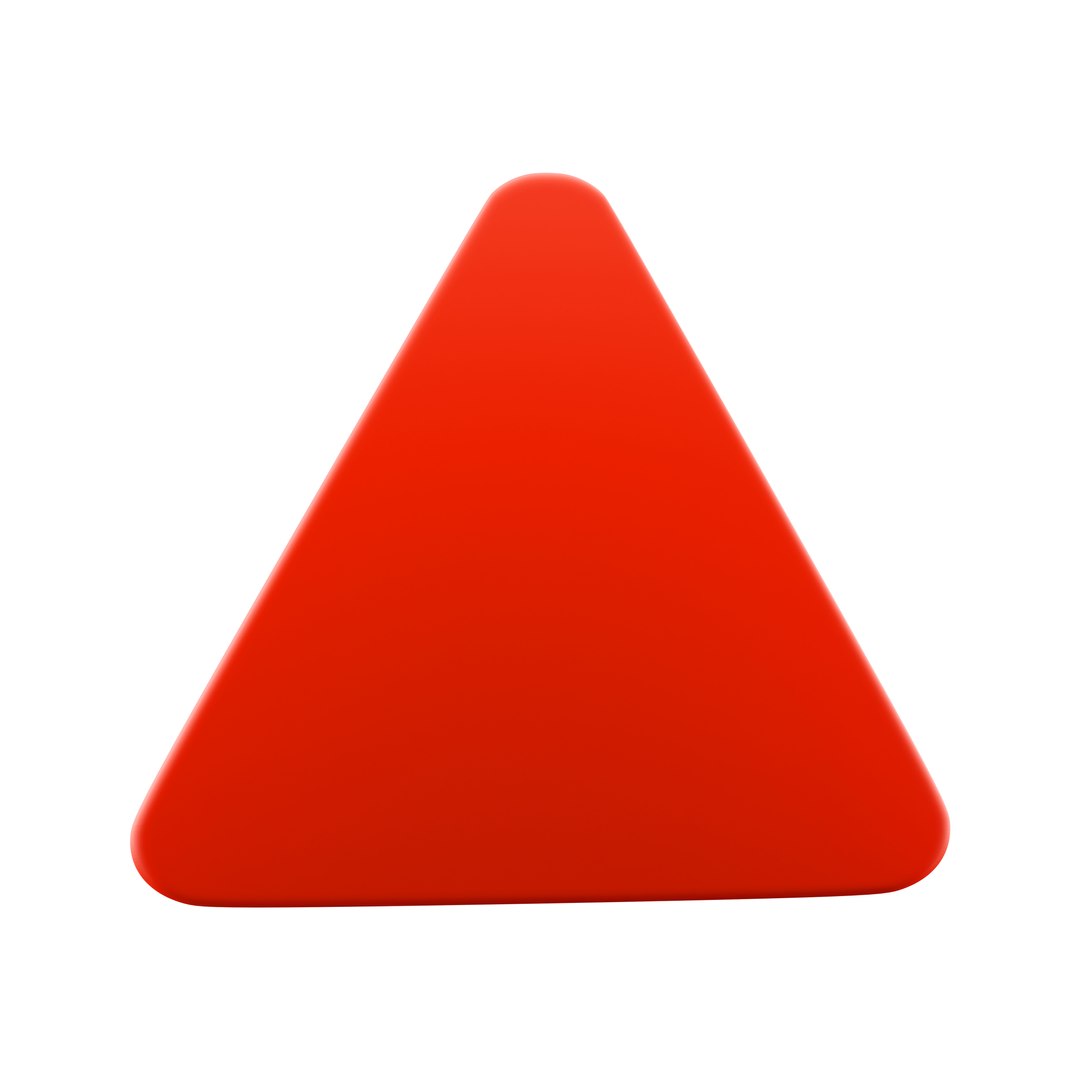 3d Warning Sign Icon 3D - TurboSquid 2066420