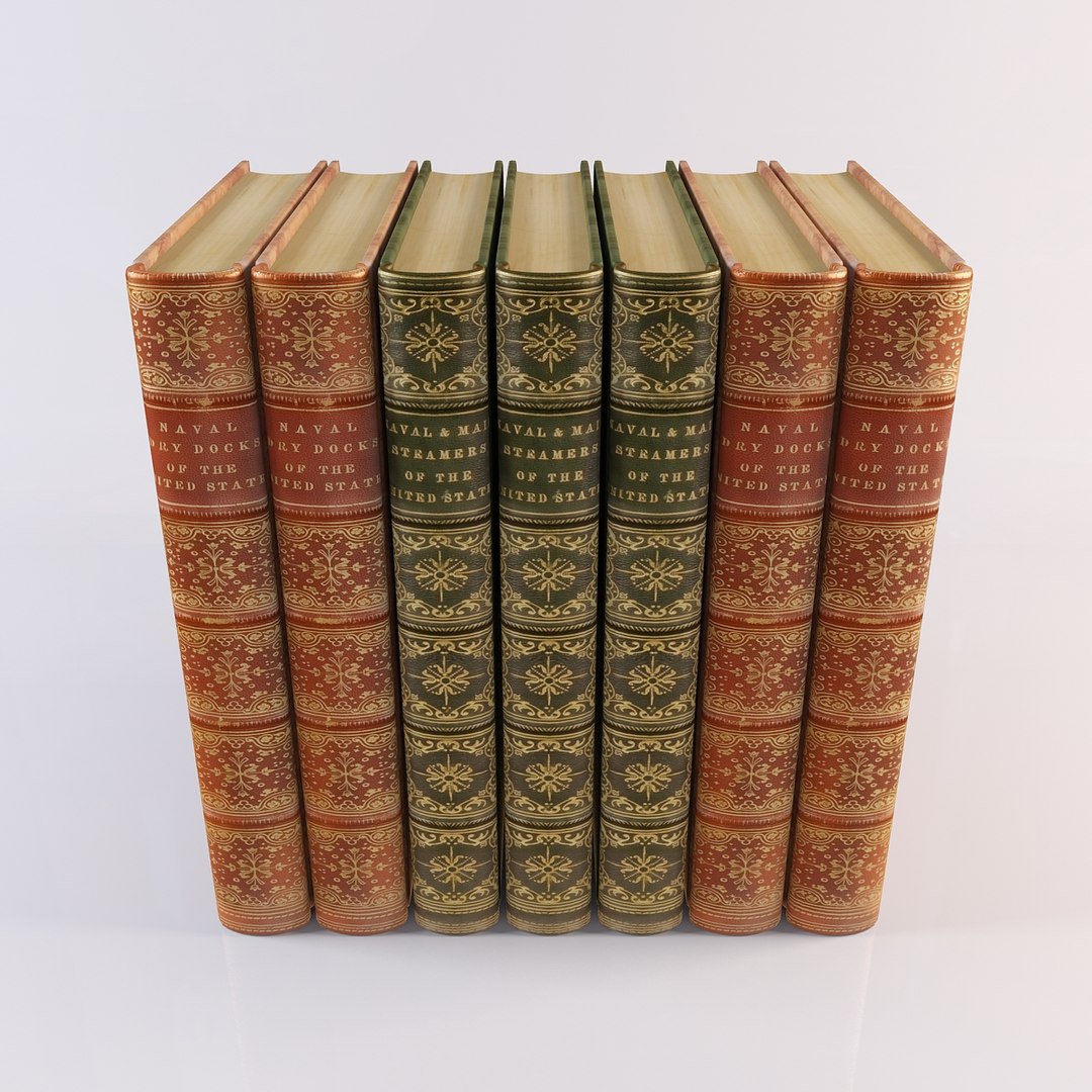 3d Old Books