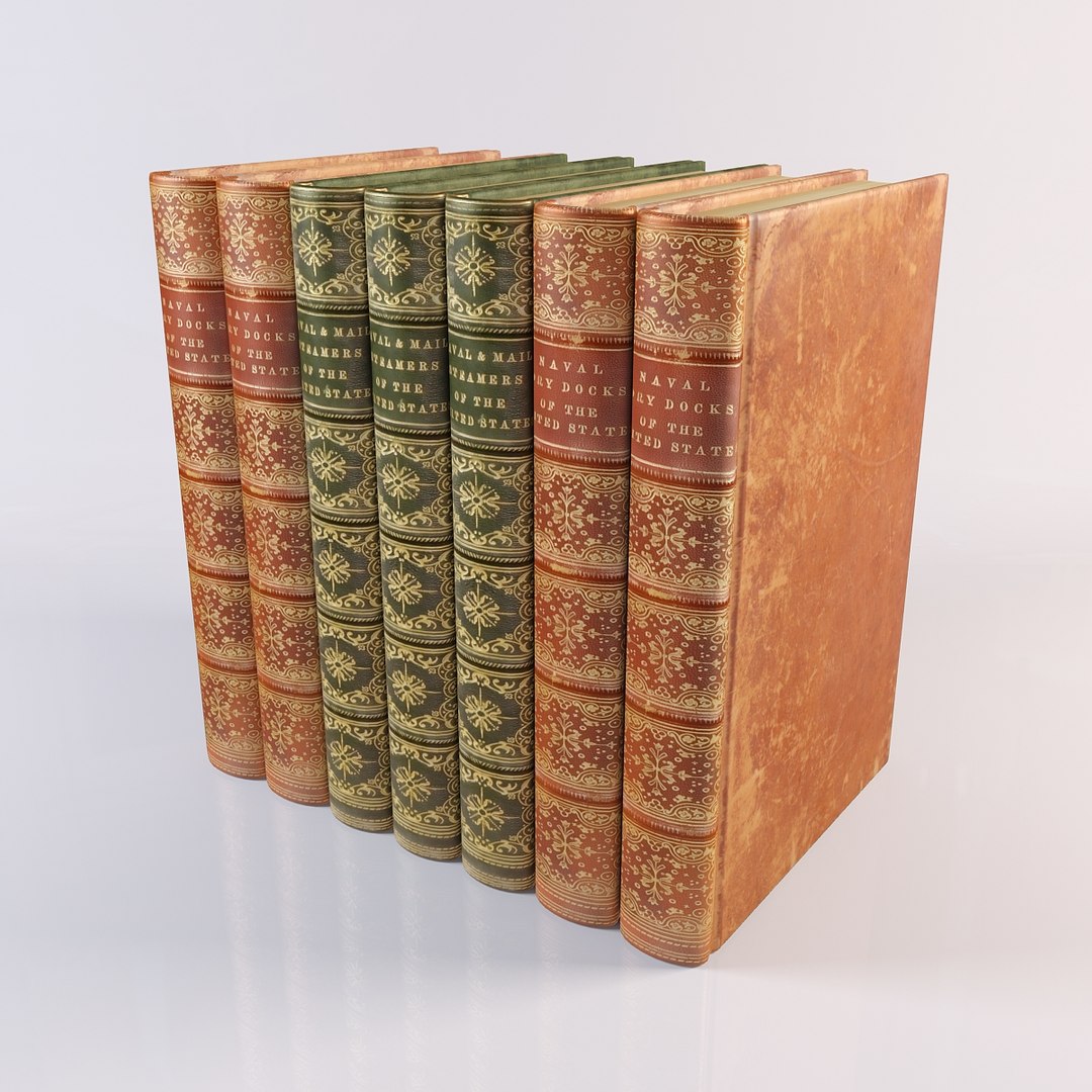 3d Old Books