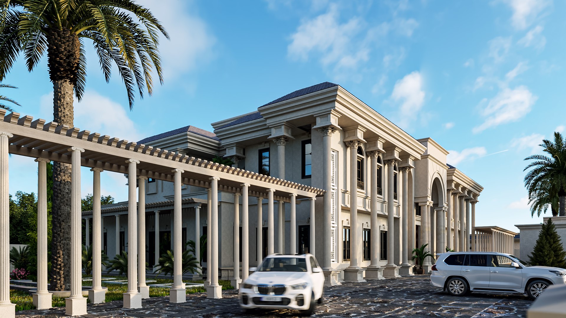 Luxury Classic Mansion 3D Model - TurboSquid 2241387