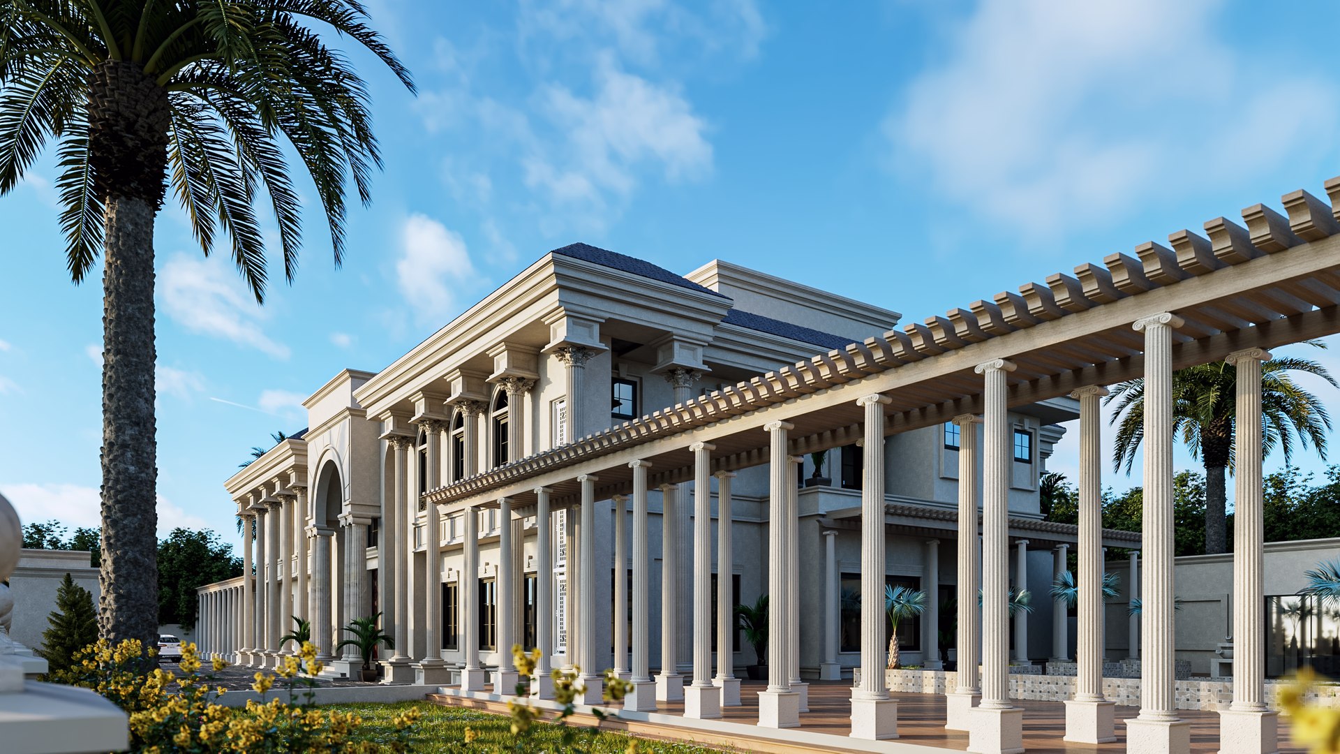 Luxury Classic Mansion 3D Model - TurboSquid 2241387