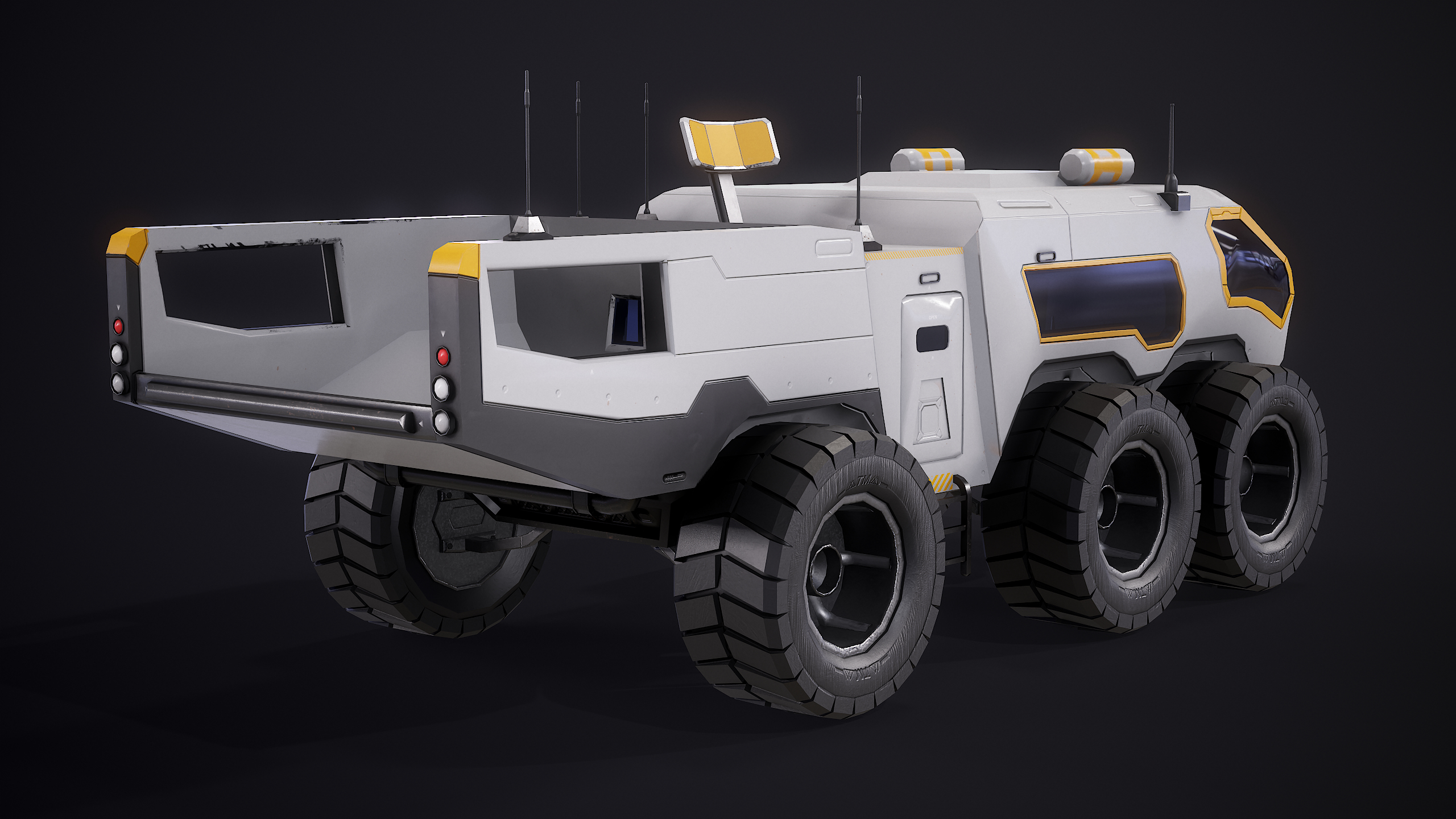 3D exploration vehicle rover sci-fi - TurboSquid 1664608