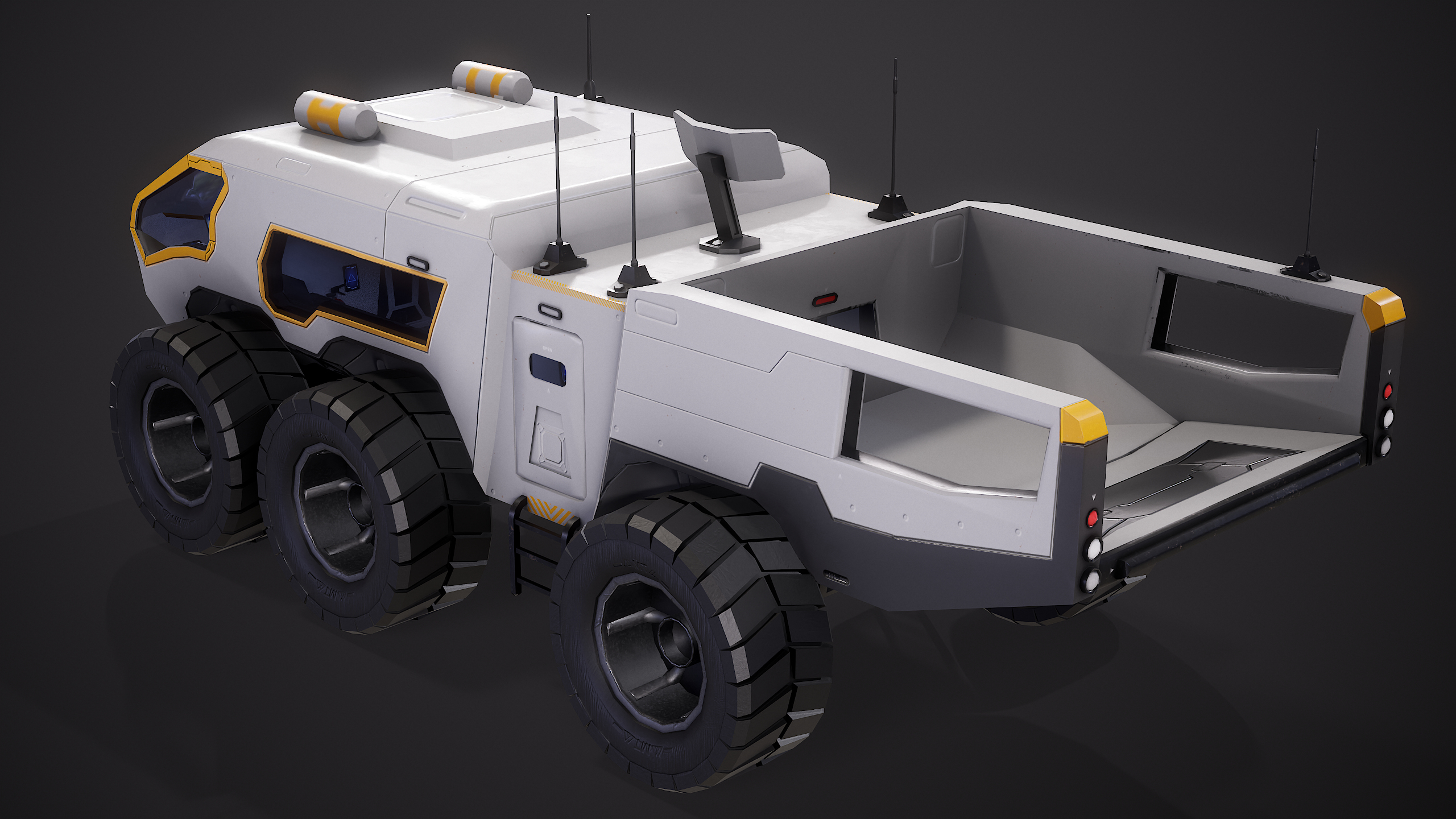 3D exploration vehicle rover sci-fi - TurboSquid 1664608