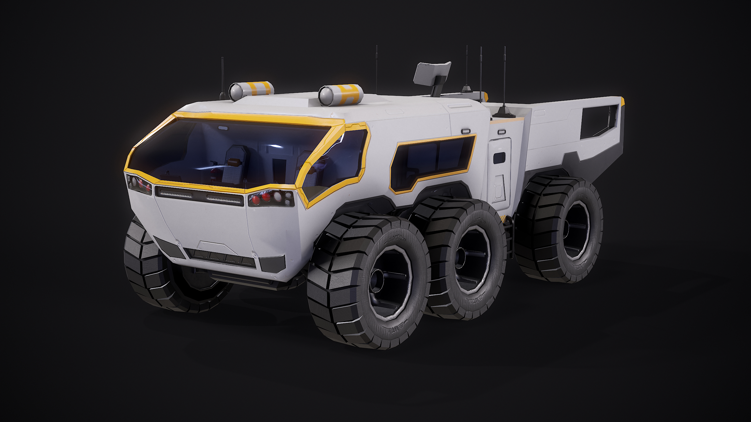 3D exploration vehicle rover sci-fi - TurboSquid 1664608