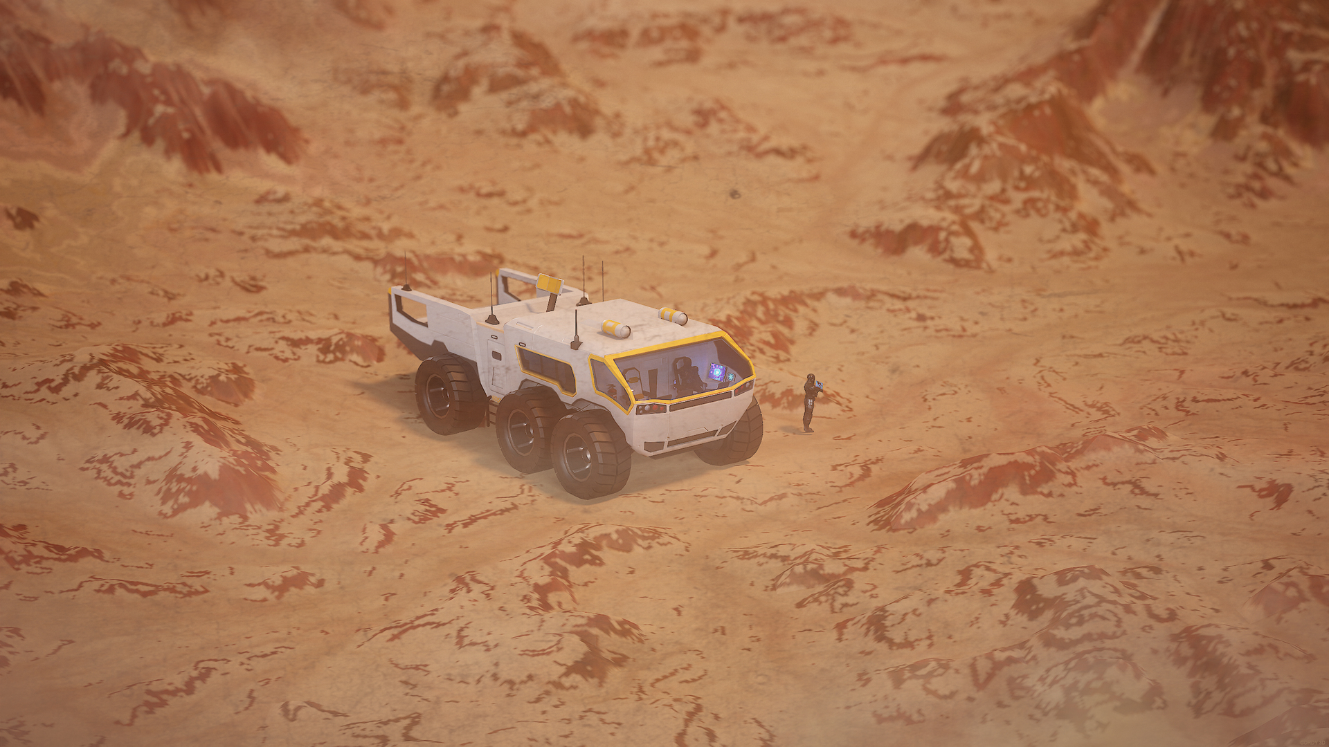 3D exploration vehicle rover sci-fi - TurboSquid 1664608