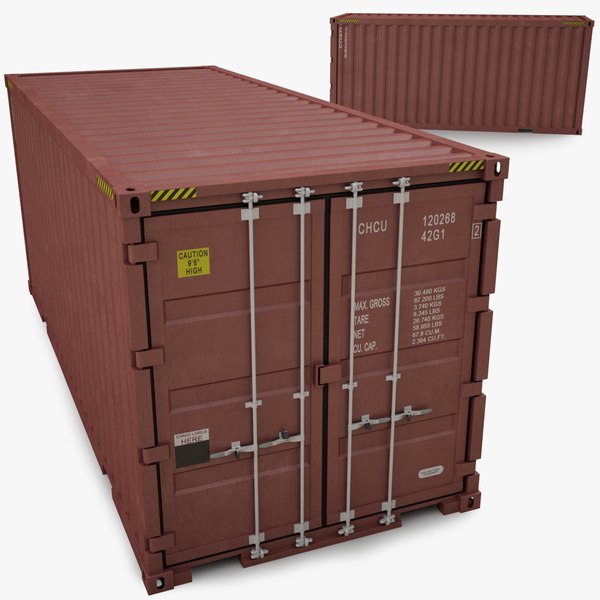 modèle 3D de Conteneur ISO 20ft - TurboSquid 822938