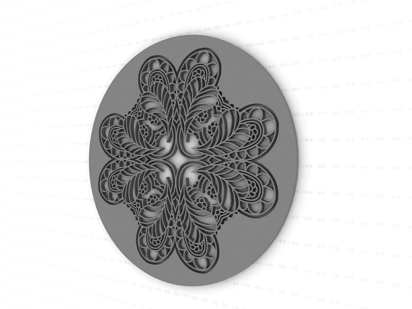 Mandala cnc model - TurboSquid 1454672
