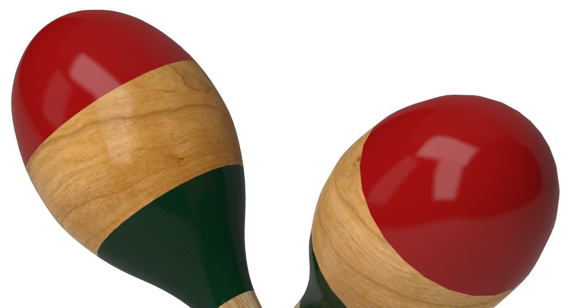 3D Wooden Maraca - TurboSquid 1203266