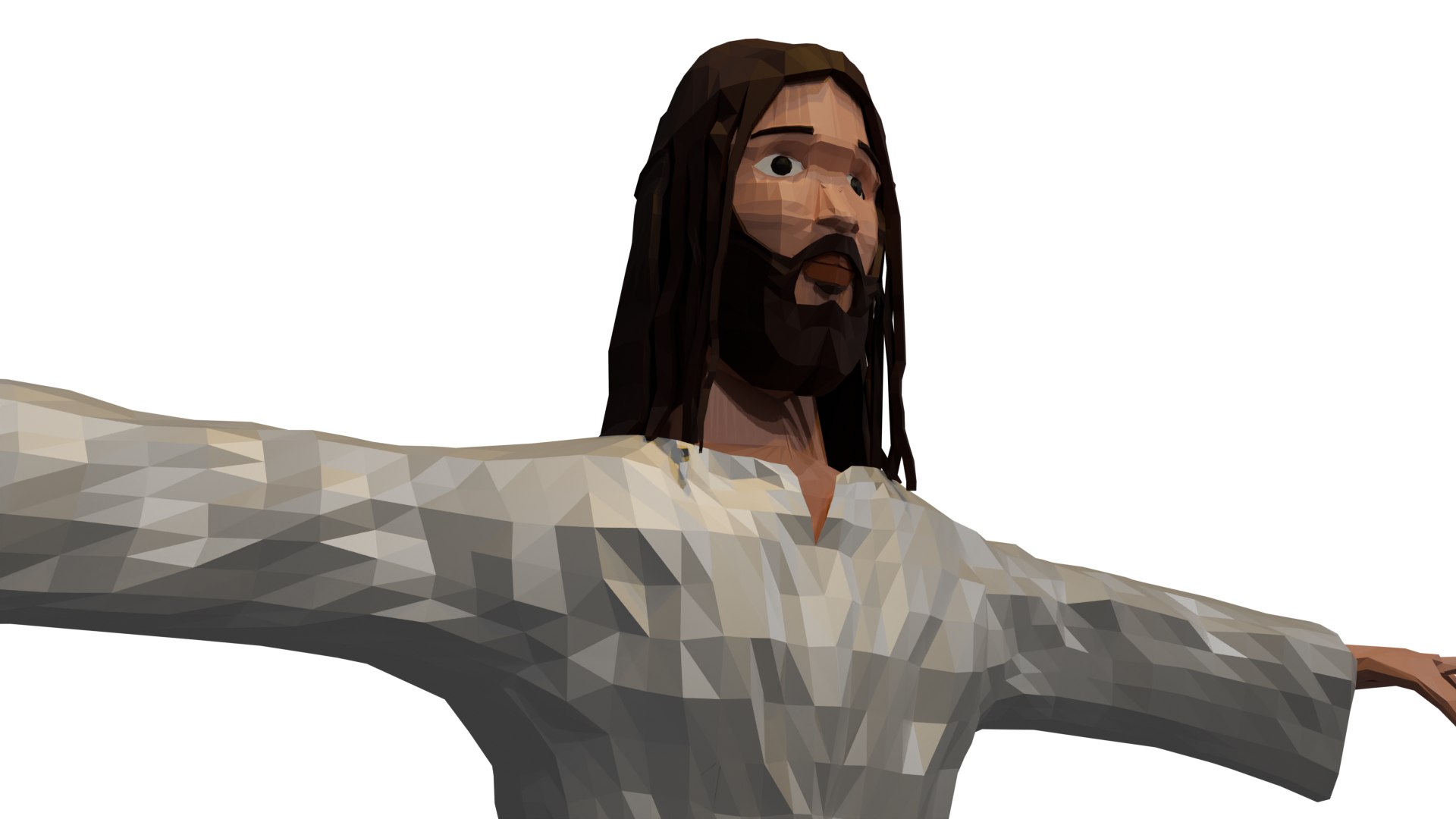 Jesus Low Poly Rig 3D Model - TurboSquid 2244994