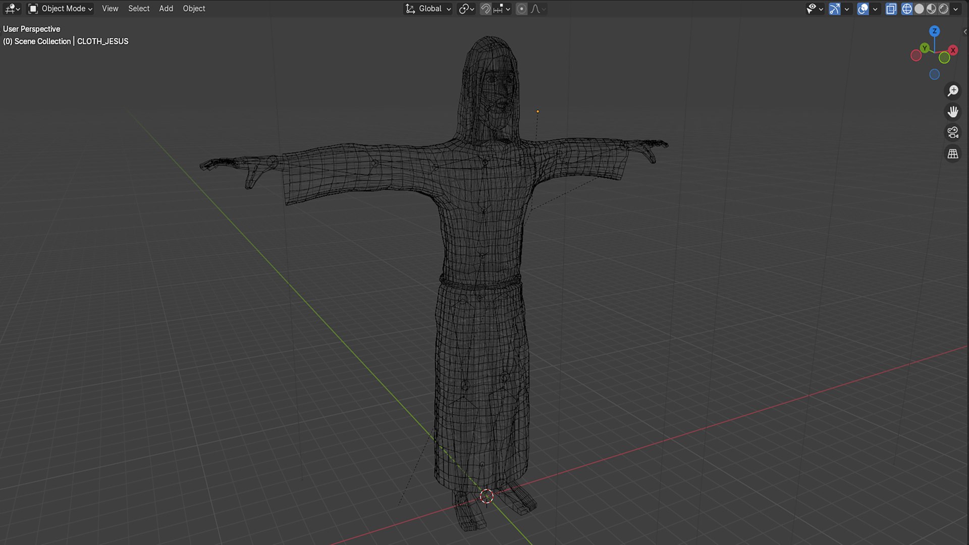 Jesus Low Poly Rig 3D Model - TurboSquid 2244994