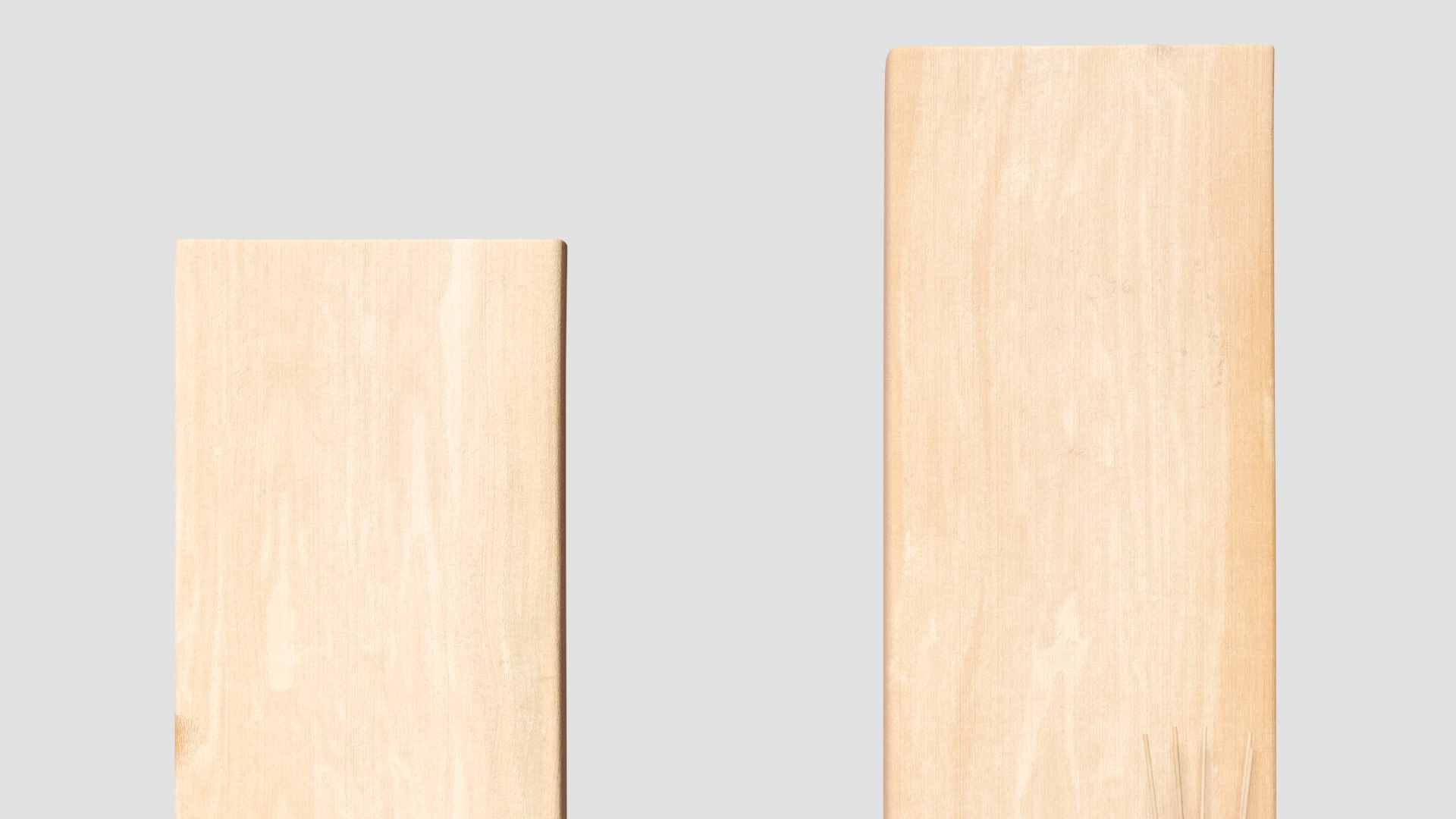 Natural Maple Wall Shelves 3D Model - TurboSquid 1996019
