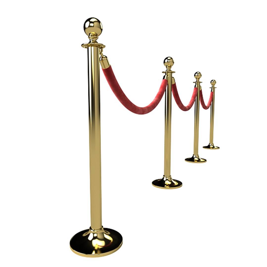 line stanchions 3ds