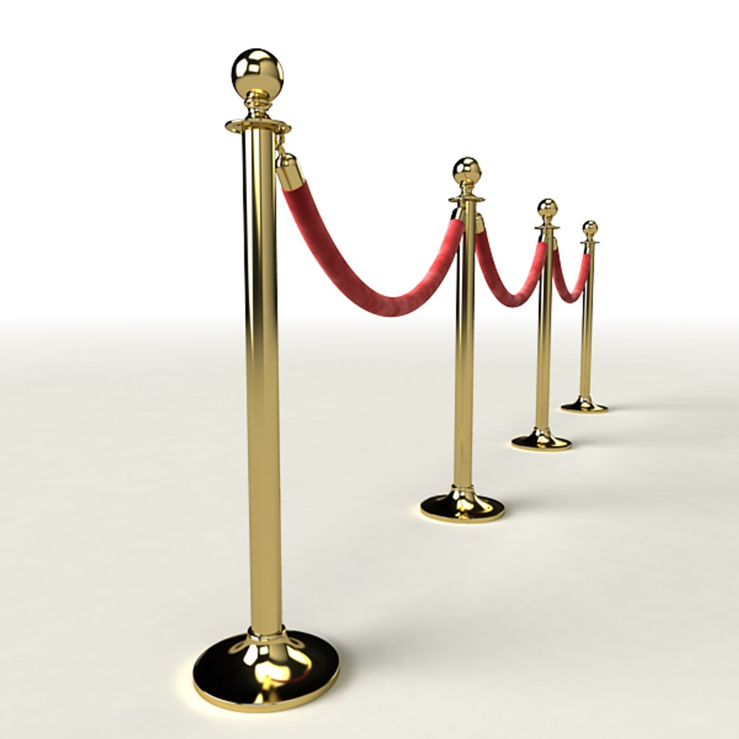 Line Stanchions 3ds