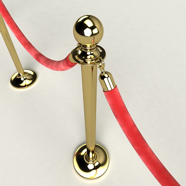 line stanchions 3ds