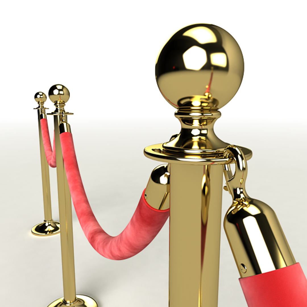 line stanchions 3ds