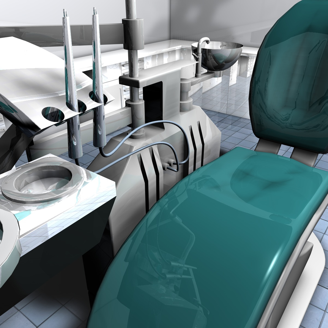 dental surgery room 3d model