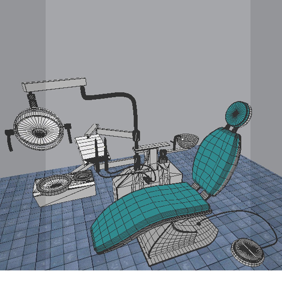 dental surgery room 3d model