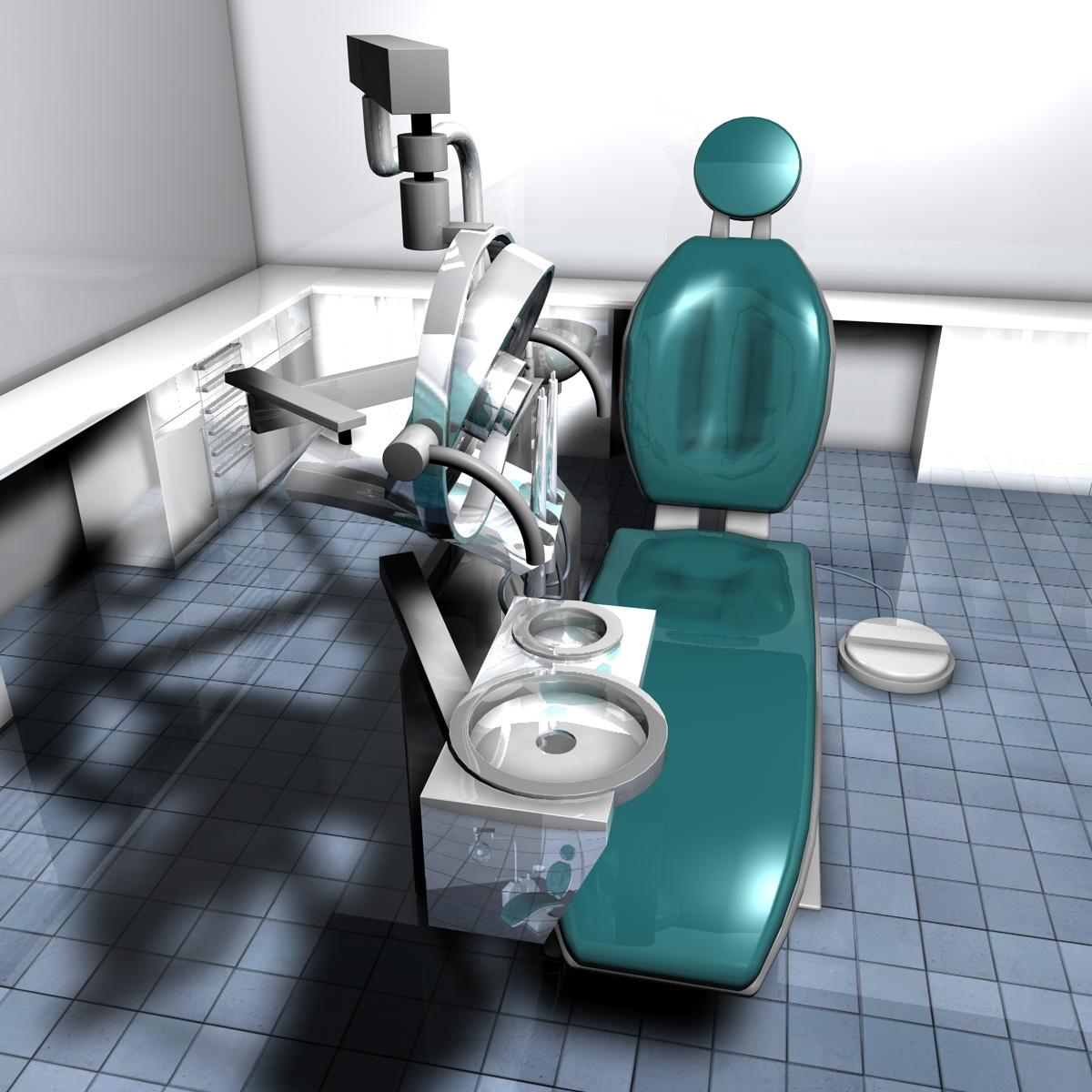 dental surgery room 3d model