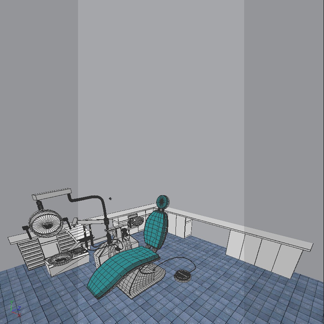 dental surgery room 3d model